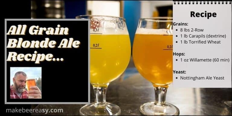 All Grain Blonde Ale Recipe | 2026