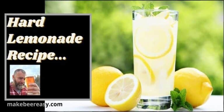 Hard Lemonade Recipe